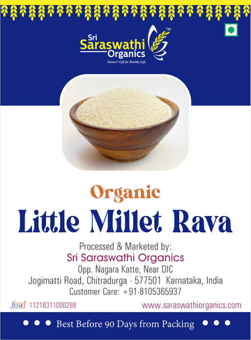 Millet Rava – 100% Certified Unpolished Organic Millets Store in India ...